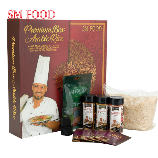 PREMIUM BOX ARABIC RICE WITH SPICES ( 7 ITEMS IN 1 BOX ) – SMFOOD MALAYSIA